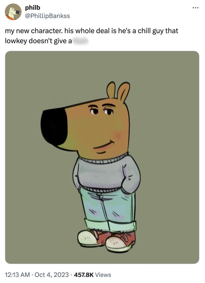 Giải mã chill guy - cô nàng thư giãn - anh chàng thư giãn: Cụm từ Gen Z ...