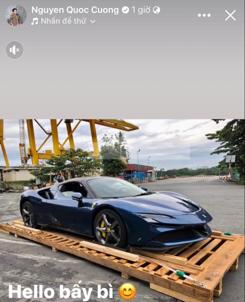 Siêu xe Ferrari SF90 màu xanh của Cường "Đô-la" đã về nước nhưng nó lạ ...