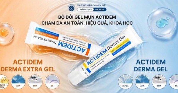 Bộ đôi Actidem Derma Gel và Actidem Derma Extra Gel: 'Dọn mụn' chuẩn ...