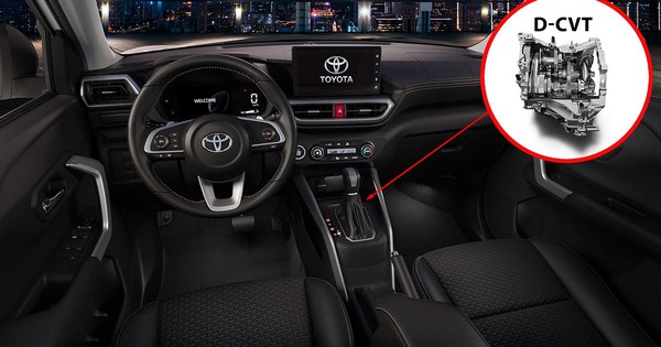 Hộp số vô cấp D-CVT trên Toyota Raize khác biệt thế nào so với loại CVT ...