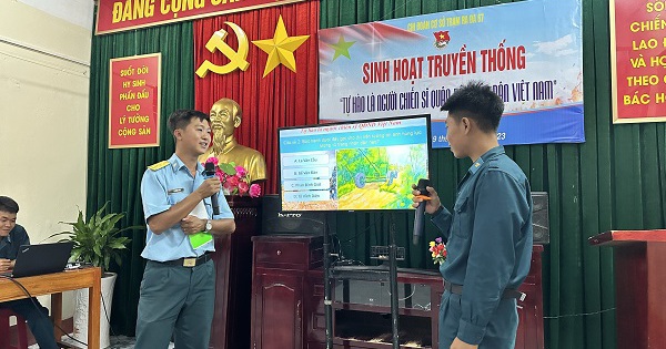 Chi đoàn cơ sở Trạm Ra đa 67 sinh hoạt truyền thống Chào mừng kỷ niệm ...