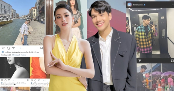 Nghi vấn hoa hậu Tiểu Vy hẹn hò với nam tài tử Thái Lan -Nicky Nachat ...